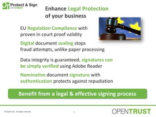 Opentrust protect n sign deck en short | PDF