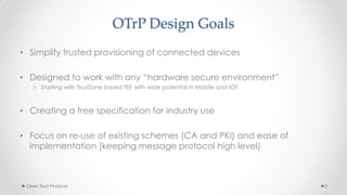 LAS16-306: Exploring the Open Trusted Protocol | PDF