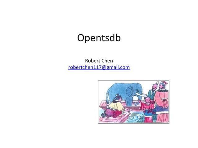 opentsdb in a real enviroment | PPT