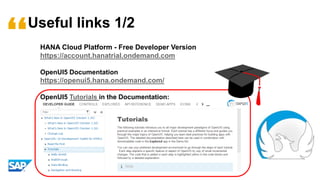 SAPUI5 & OpenUI5 for SAP InnoJam | PPT