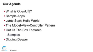 Getting Started with OpenUI5 (San Francisco State University) | PPT