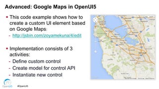 Getting Started with OpenUI5 (San Francisco State University) | PPT