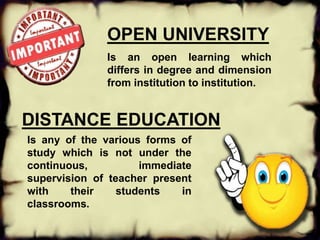 Open university | PPTX