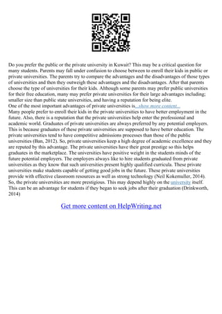 Open University Essays | PDF