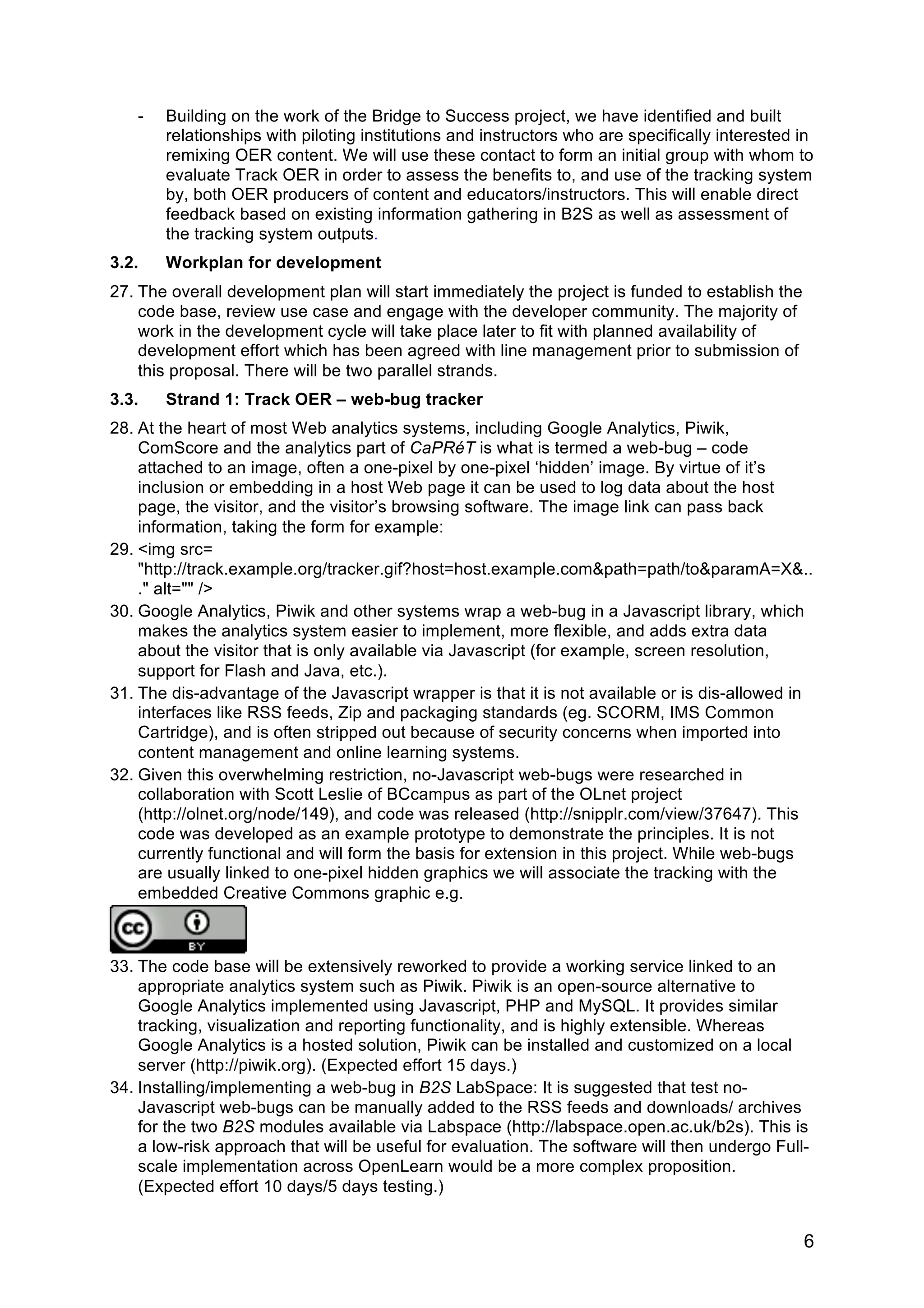 TRACK OER - Project proposal | PDF