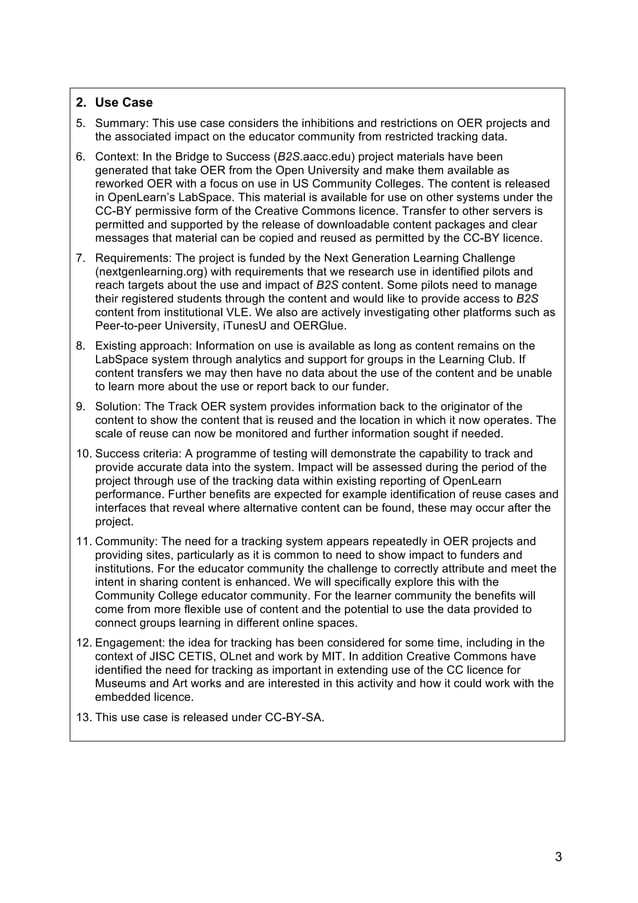 TRACK OER - Project proposal | PDF | Web Development | Internet