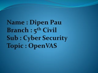 Open vas | PPTX