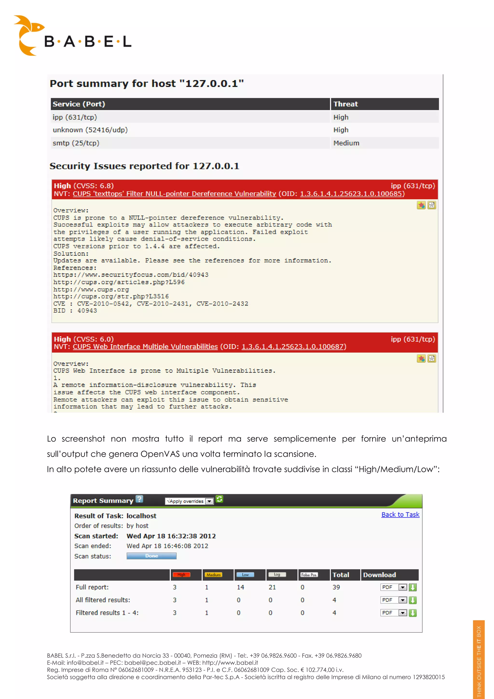 OpenVAS, lo strumento open source per il vulnerability assessment | PDF
