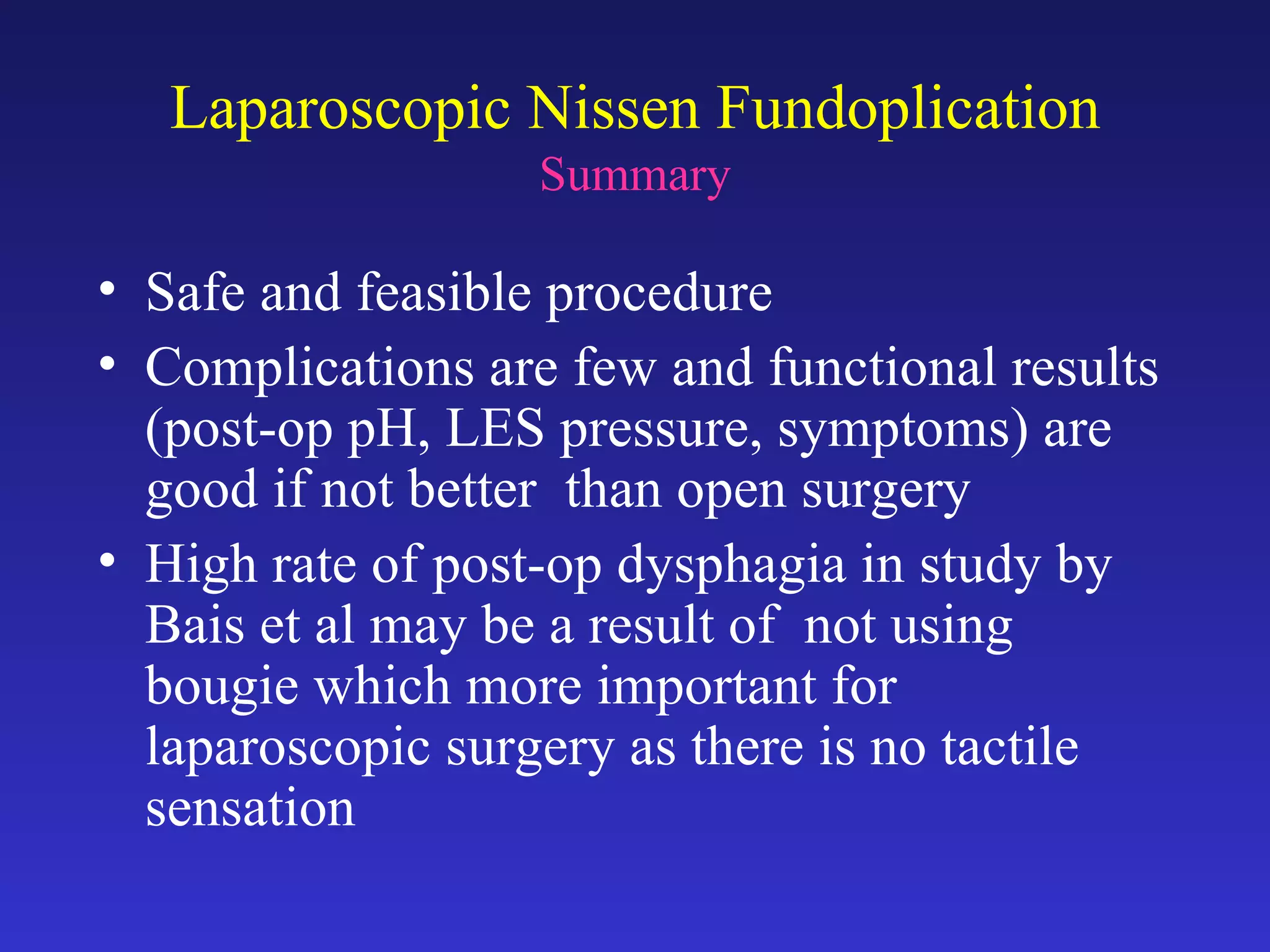 Open Versus Laparoscopic Surgery What is A Myth and What is Not! | PPT
