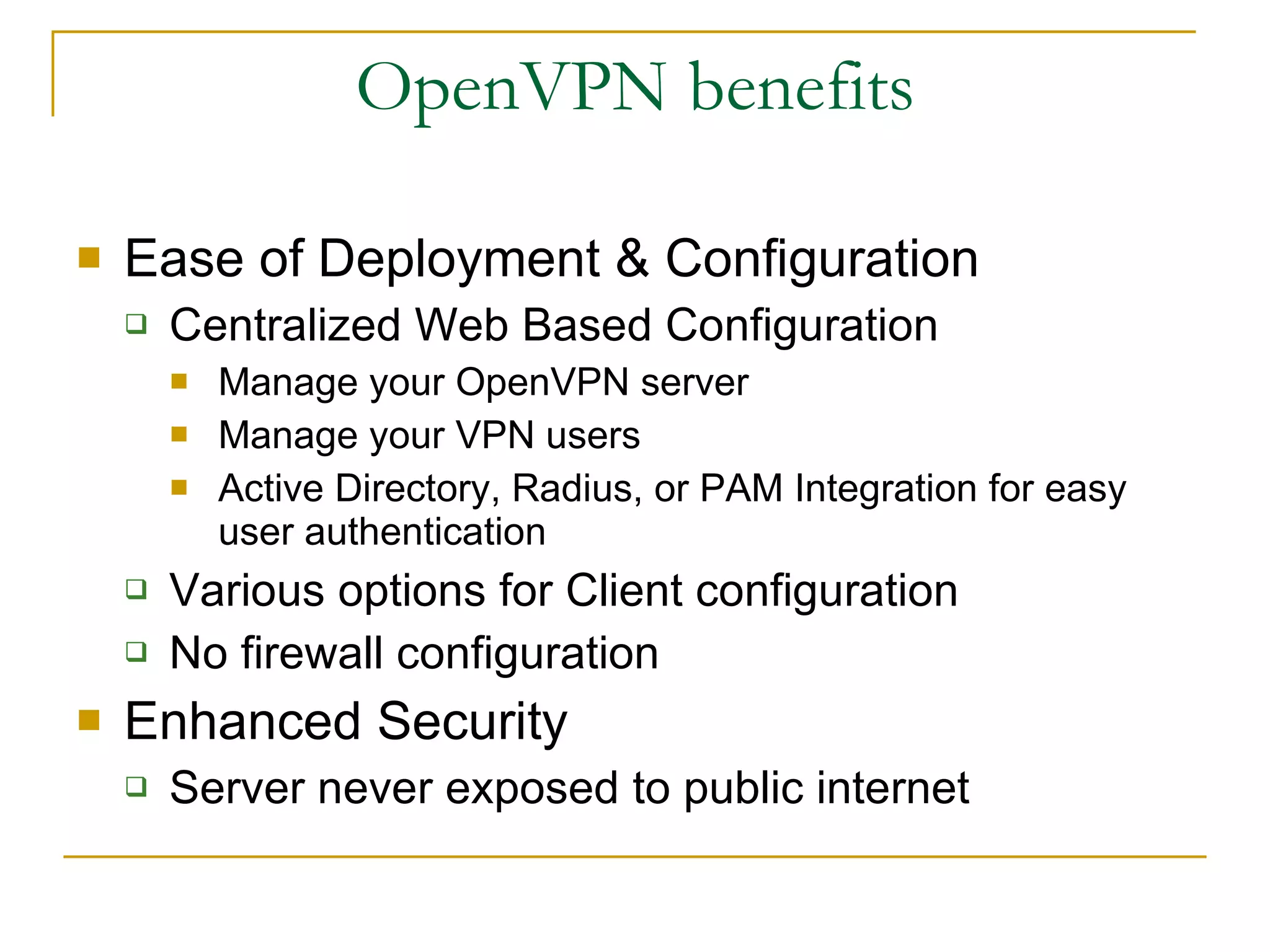 OpenVPN | PPT