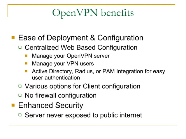OpenVPN | PPT