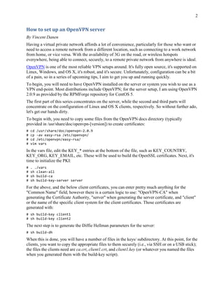 Openvpn | PDF