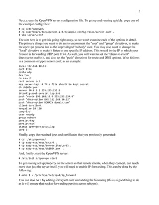 Openvpn | PDF