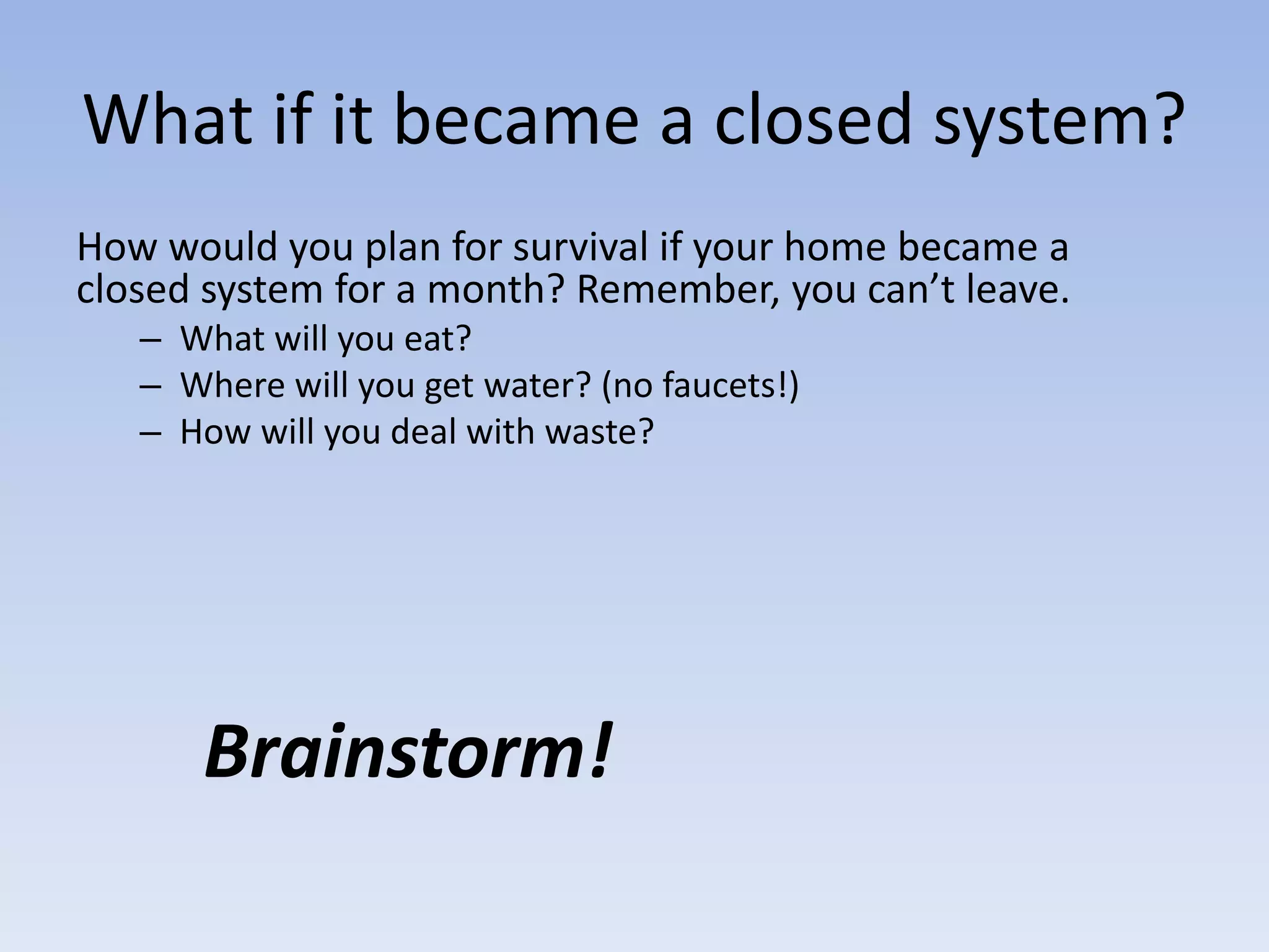 Open vs Closed Systems | PPTX