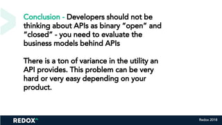 Open vs Closed APIs to Enabled Interoperability | PDF