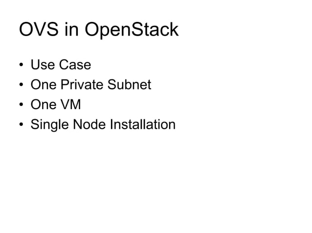 OpenvSwitch Deep Dive | PPTX