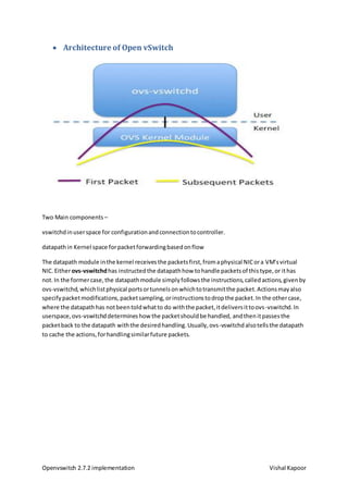 Open vswitch datapath implementation | PDF