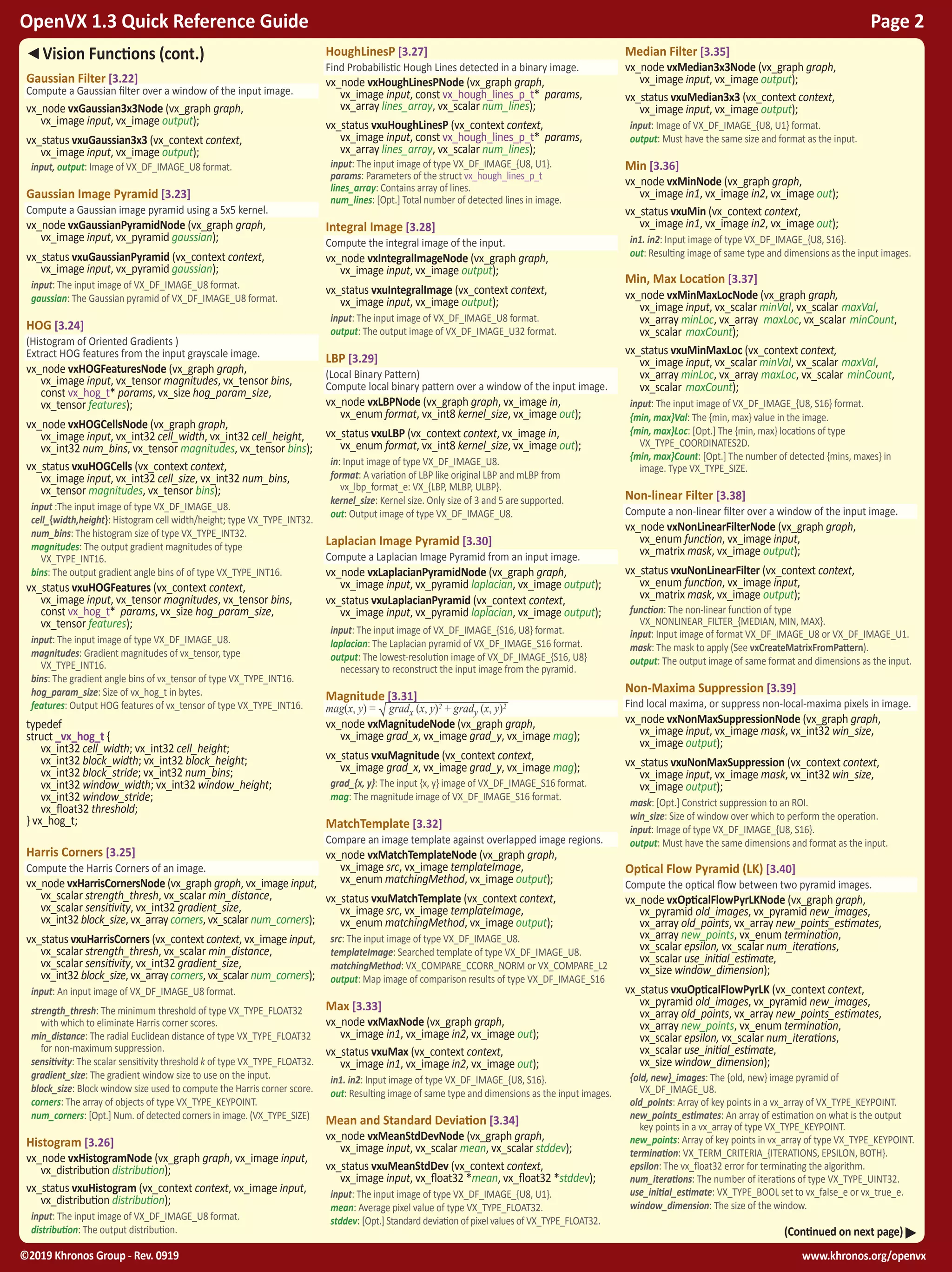 Openvx 13 Reference Guide Pdf 