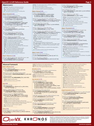 OpenVX 1.0 Reference Guide | PDF