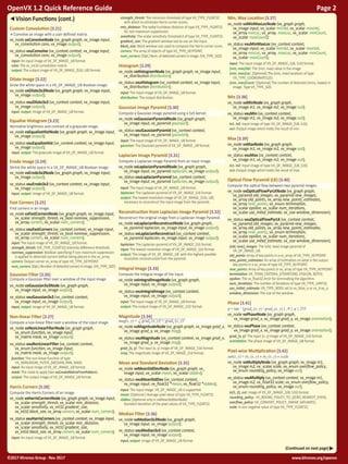 OpenVX 1.2 Reference Guide | PDF