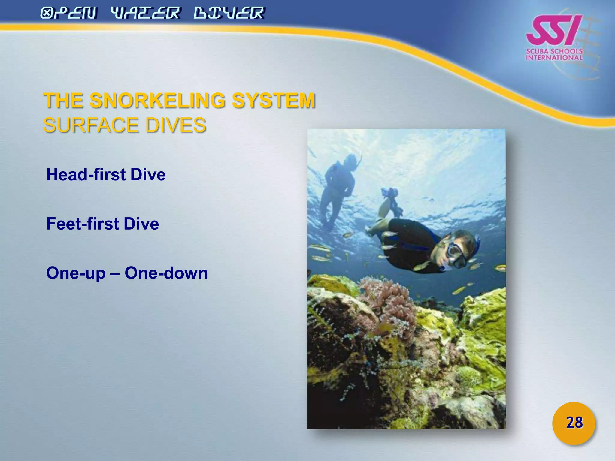 Open water diver pe gs english 2013 | PPTX