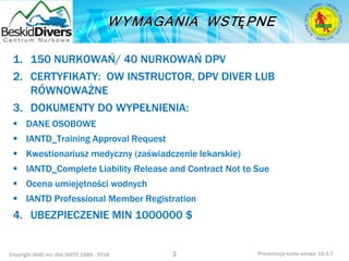 Open water dpv instruktor prezentacja | PPT