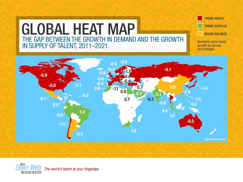 GLOBAL HEAT MAP THE GAP