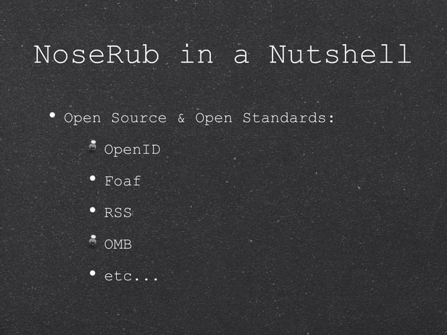 NoseRub in a Nutshell | PPT