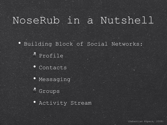 NoseRub in a Nutshell | PPT