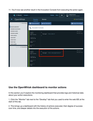 OpenWhisk Lab | PDF