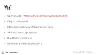 OpenWhisk: Event-driven Design | PPTX