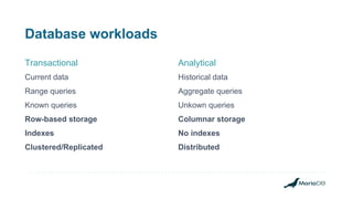 MariaDB Platform for hybrid transactional/analytical workloads | PDF | Databases | Computer ...