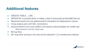 What’s new in MariaDB ColumnStore | PPT