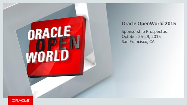 Oracle OpenWorld 2015 | PDF