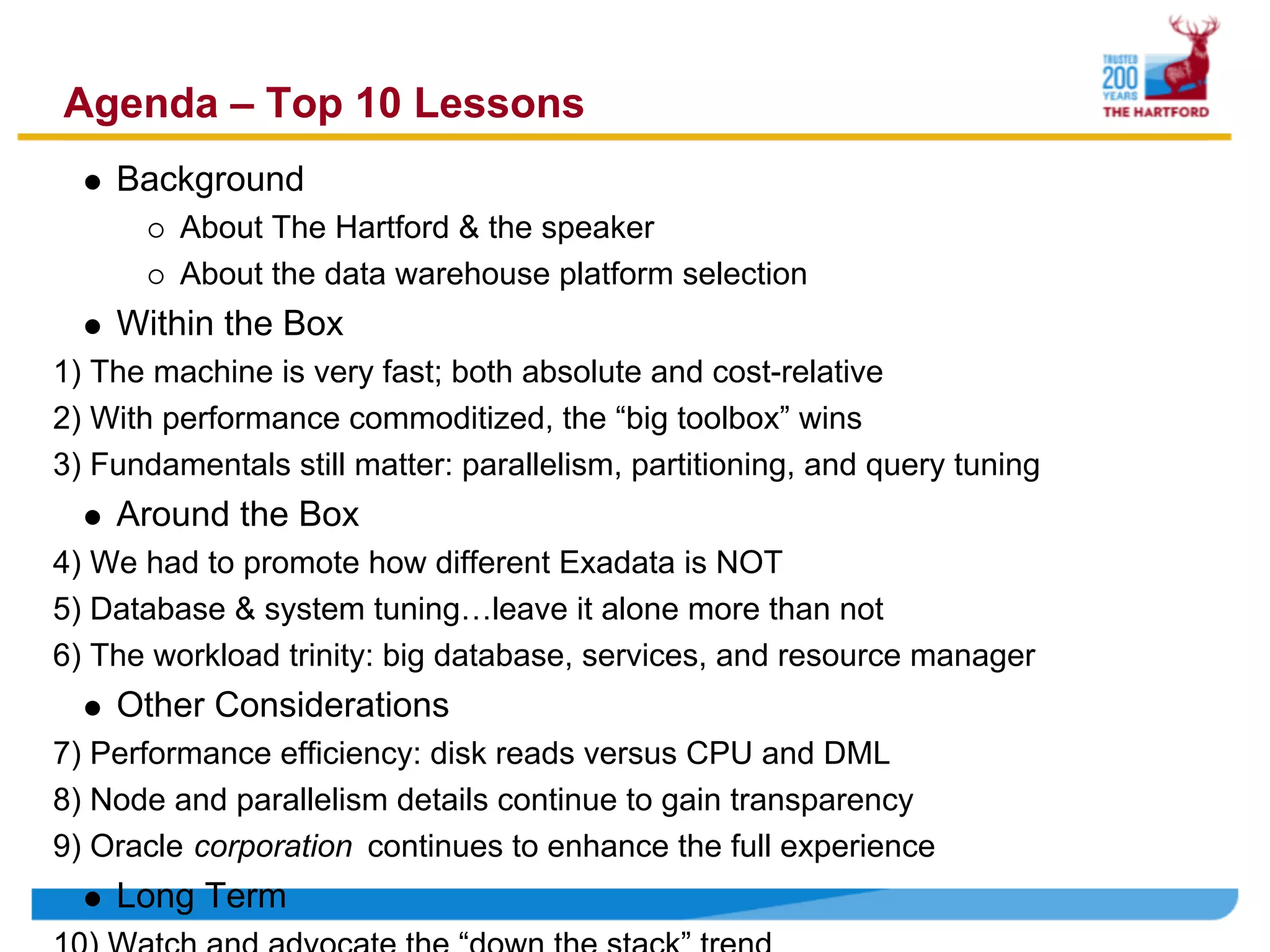 Open world exadata_top_10_lessons_learned | PDF | Databases | Computer Software and Applications