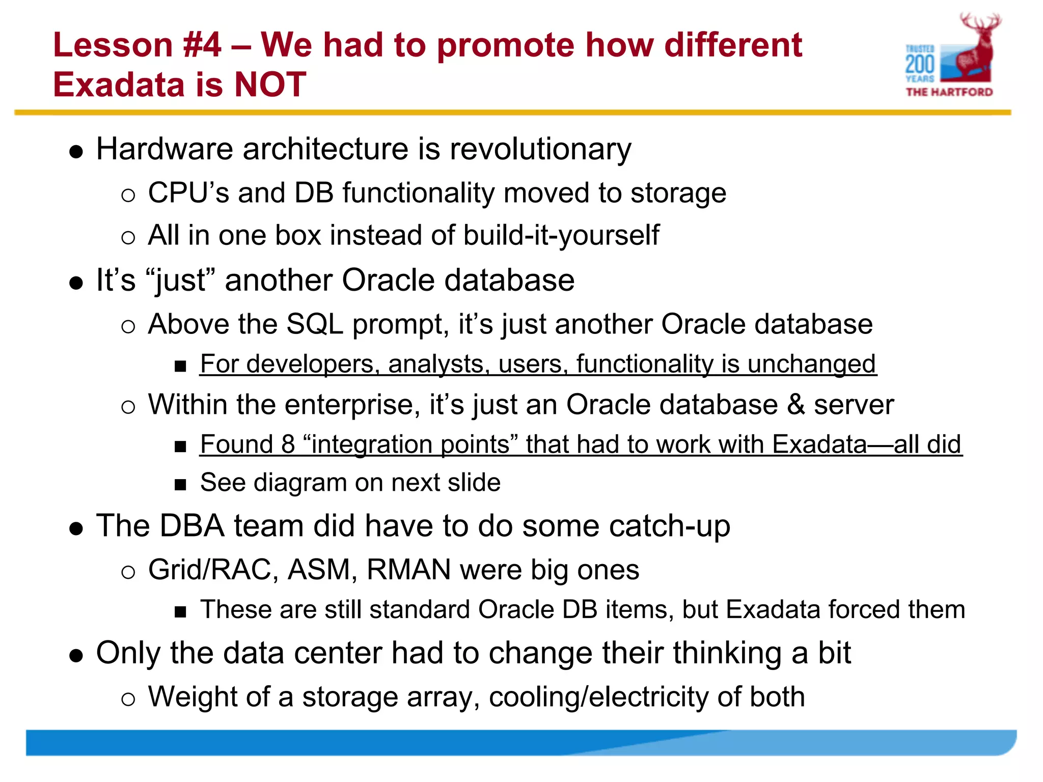 Open world exadata_top_10_lessons_learned | PDF | Databases | Computer Software and Applications