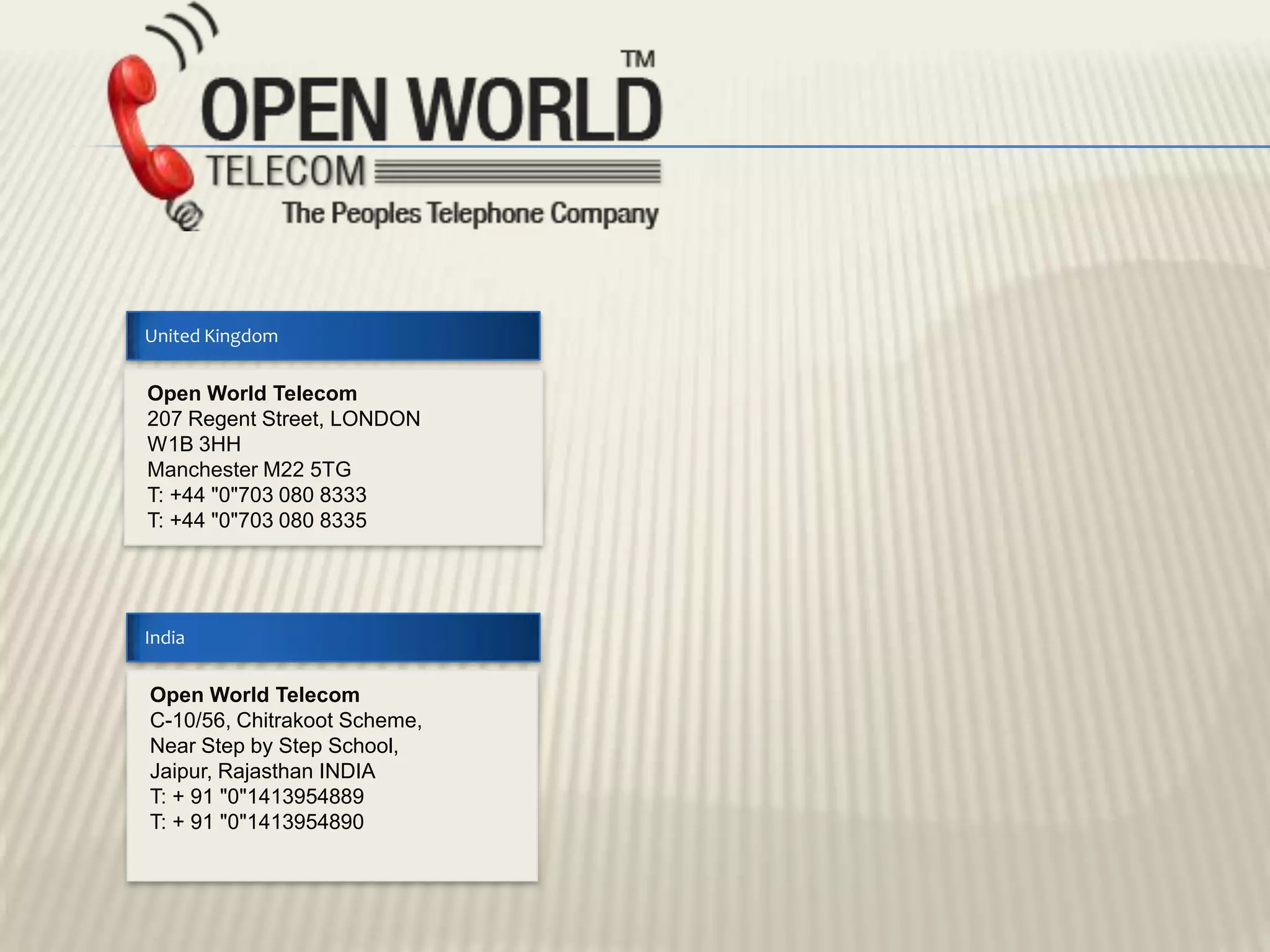 Openworld presentation | PPT
