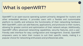 Empower Your Networking Architecture: OpenWRT Solutions | PDF