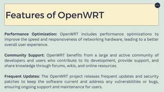 Empower Your Networking Architecture: OpenWRT Solutions | PDF