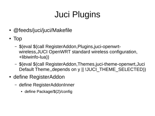 Openwrt frontend backend | PPT