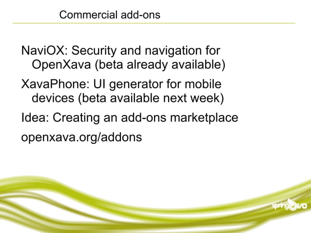OpenXava: Rapid Development for Business Applications | ODP ...