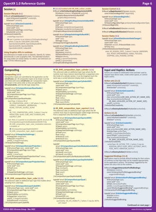 OpenXR 1.0 Reference Guide | PDF