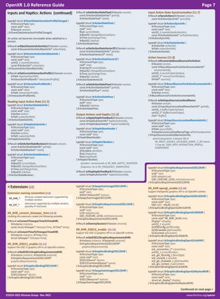 OpenXR 1.0 Reference Guide | PDF