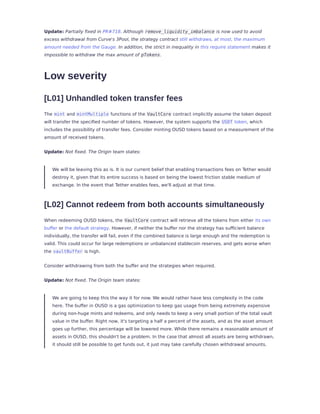 OpenZeppelin Audit of Origin Dollar (OUSD) | PDF | Stocks and Bonds ...