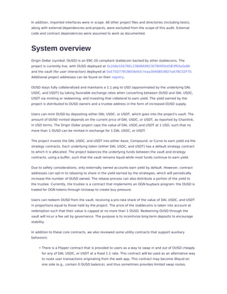 OpenZeppelin Audit of Origin Dollar (OUSD) | PDF | Stocks and Bonds ...