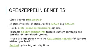 OpenZeppelin + Remix + BNB smart chain | PPTX