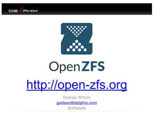 OpenZFS - ZFS for everyone | PPT
