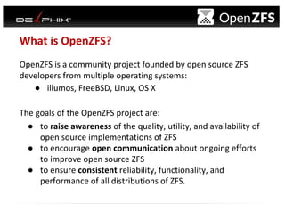 OpenZFS - ZFS for everyone | PDF