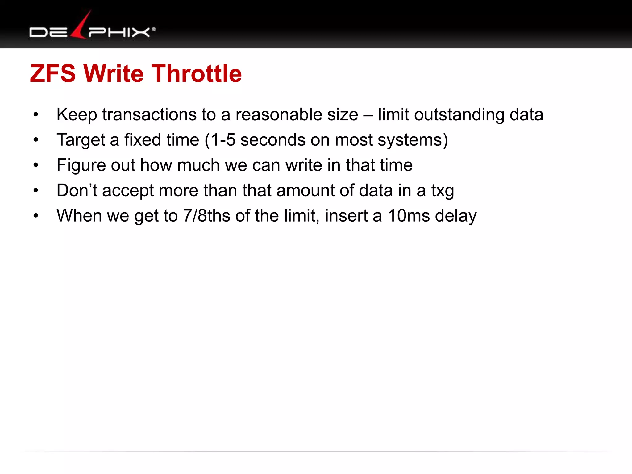 OpenZFS data-driven performance | PPTX