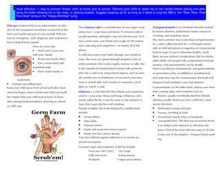 Ways to Prevent the Spreading of Germs | PDF